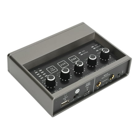 Recording Sound Card,48V Live Sound Card Live Broadcast Sound Card ...
