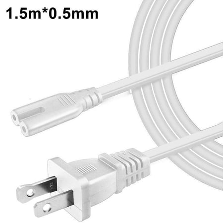 Power Cord Two-core Suffix Ac Power Adapter Cable Is Suitable For ...