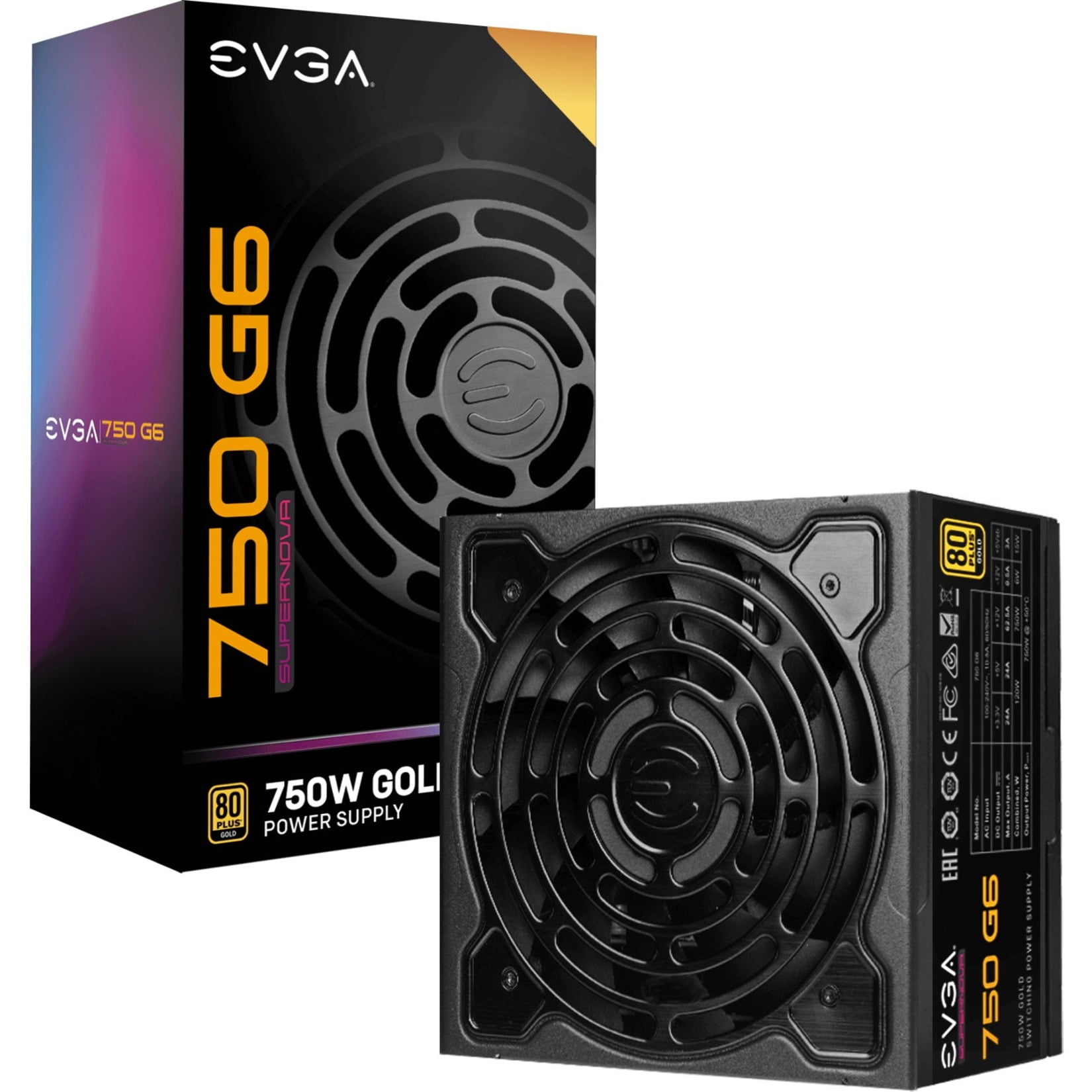 Buy EVGA 750W Gold Switching Power Supply Online at Lowest Price in ...