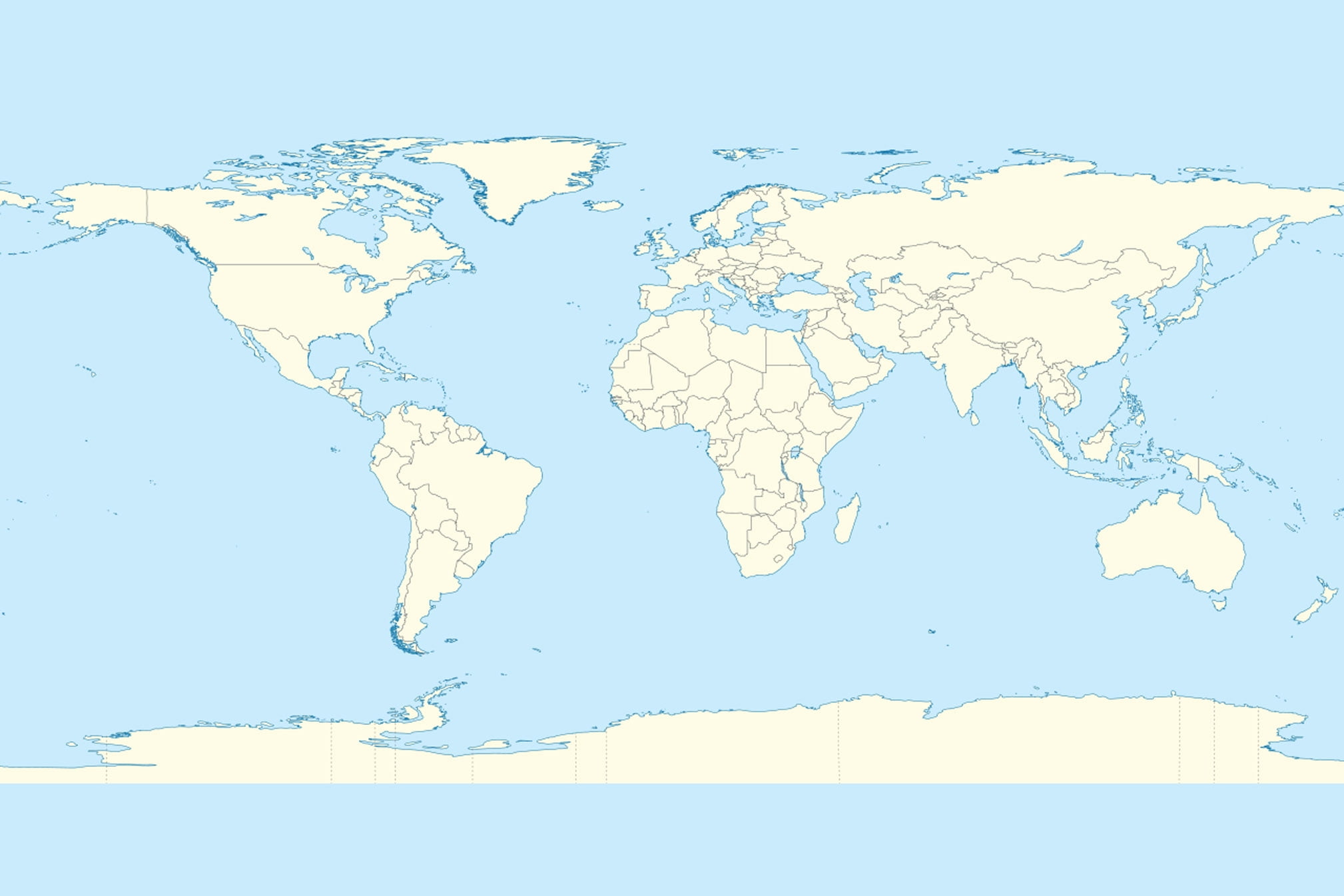 24x36 gallery poster, map of earth - Walmart.com