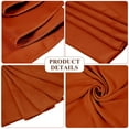 Pesonlook 10 Pcs Chiffon Table Runner 10Ft -28x120 Inches Terracotta ...