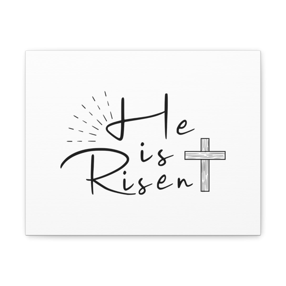 Scripture Walls He Is Risen Cross Matthew 28:6 Christian Wall Art Bible Verse Print Ready to ...
