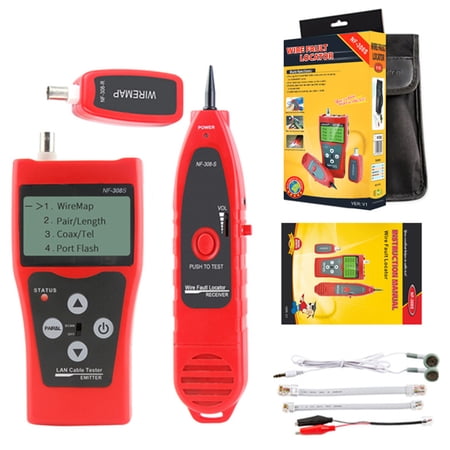 wolftale Digital Display Ethernet Cable Tester Portable Network Wire ...
