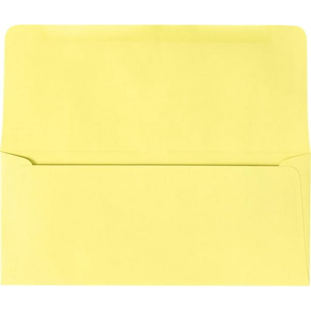 LUXPaper #9 Remittance Envelopes, 3 7/8 x 8 7/8, Pastel Canary, 1000 ...