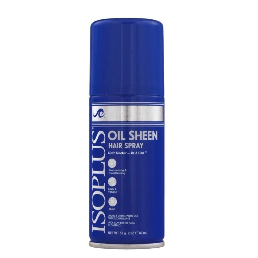 Isoplus Oil Sheen Hairspray Regular 2 Oz.,Pack of 12 - Walmart.com