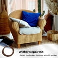 Outdoor Weather Resistant Wicker Repair Kit, 90m Synthetic Rattan, DIY ...