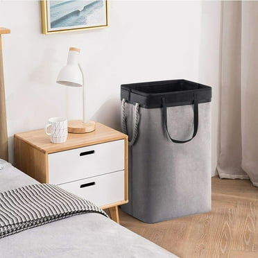 CHERISHGARD 100L laundry hamper with lid, Tall Laundry Basket with ...