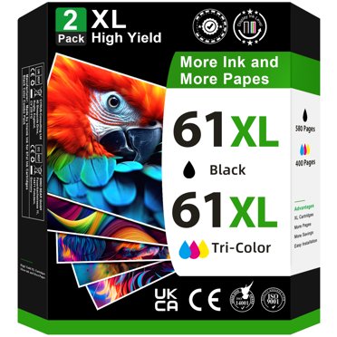 HP 62XL High Yield Ink Cartridge Combo Pack Assorted - Walmart.com