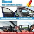4-Pack Magnetic Car Window Sun Shades – Blackout Privacy Curtains for ...
