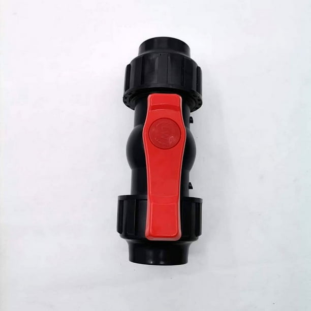 PE Pipe Quick Connect Ball Valve, Plastic Double Connection Ball Valve ...