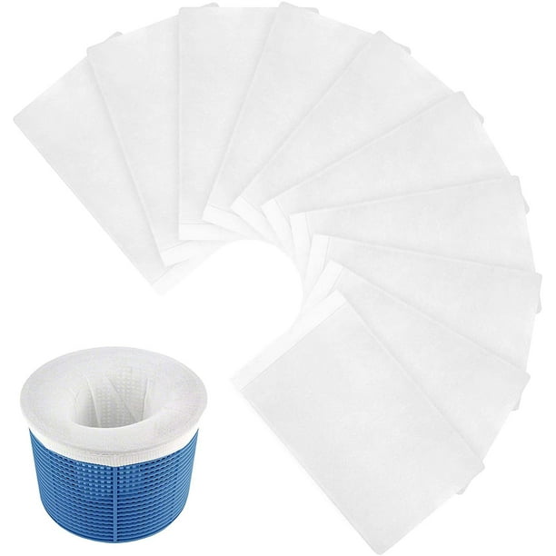 Skimmer Sock, Disposable Skimmer Filter for Pool & Spa Net Skim ...