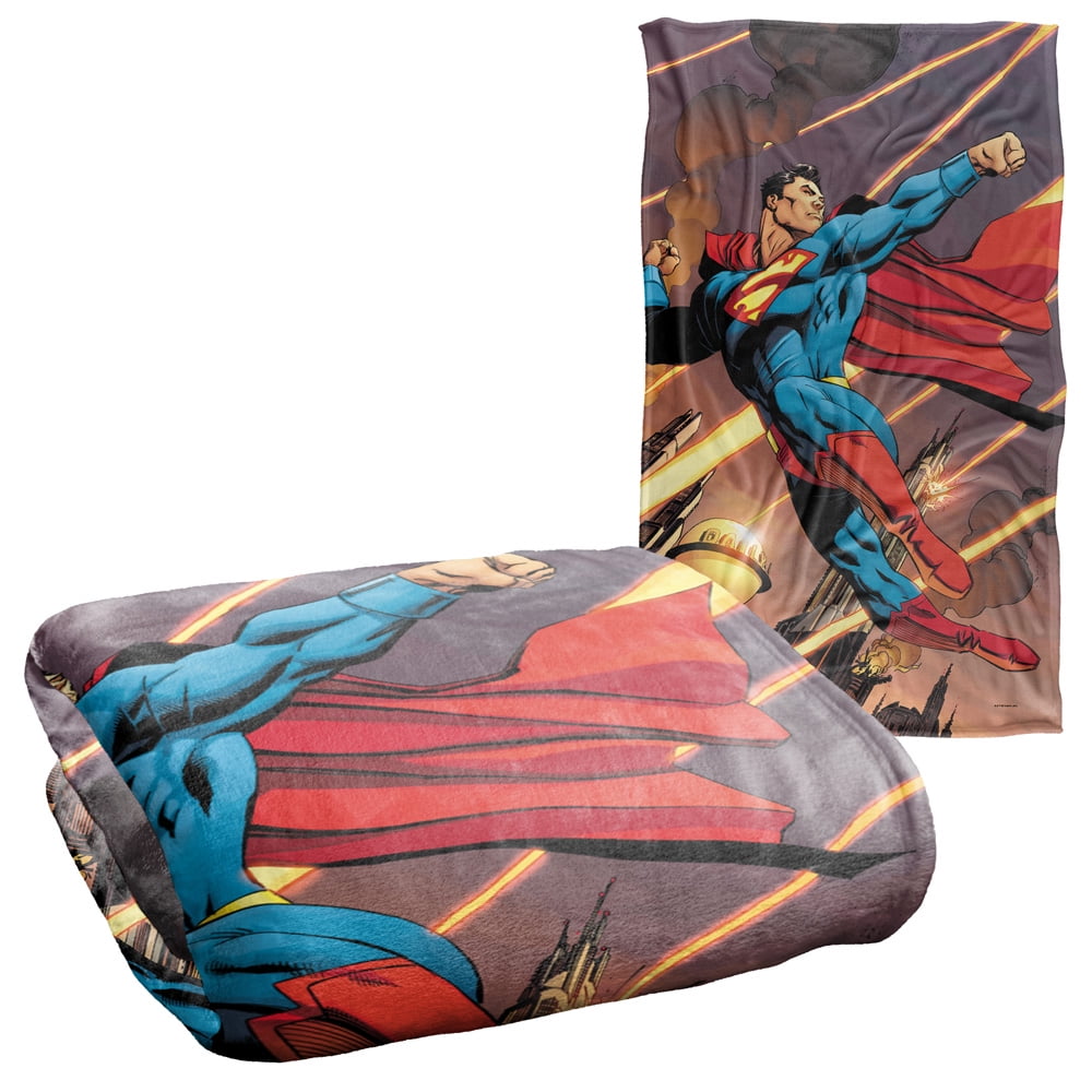 Superman Attack On Metropolis Officially Licensed Silky Touch Super ...