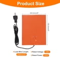 Silicone Heating Pads, 120V 300W Car Engine Block Oil Pan Heater Heater ...