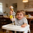 AOOOWER Kids Training Chopsticks Set With Storage Box Fun Animal Print ...