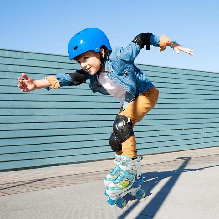 Blue Aggressive Inline Skates