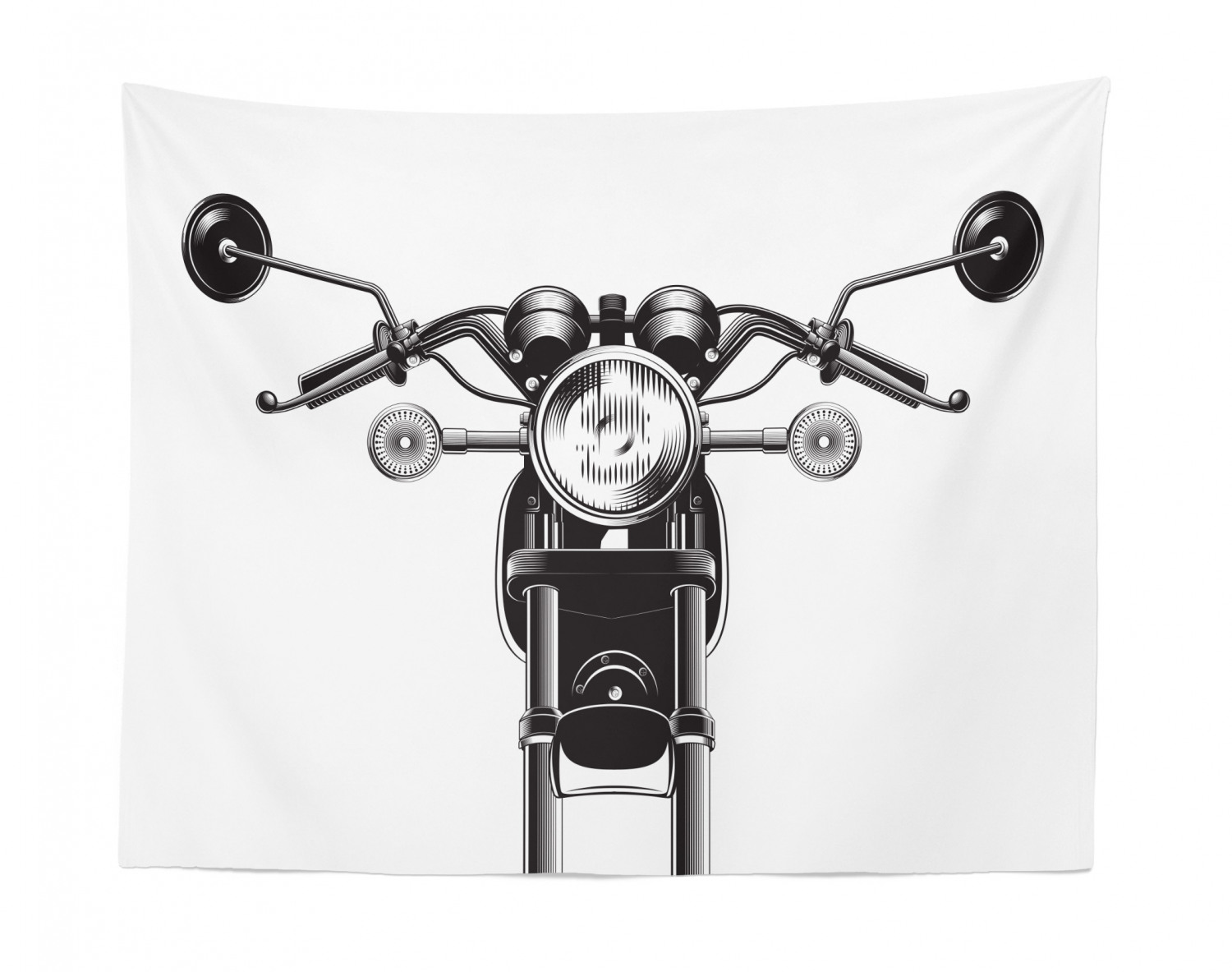 Motorcycle Tapestry, Live 2 Ride Calligraphy and a Human Skeleton on ...