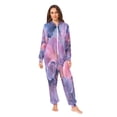 1-Pack Onesie Adult Hooded Pajamas, Soft Fleece Full Zip One Piece ...
