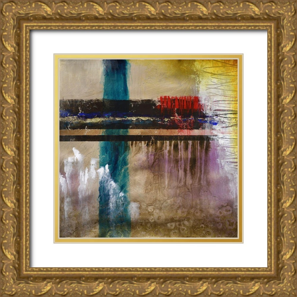 Doyle, Justine 26x26 Gold Ornate Wood Framed with Double Matting Museum ...