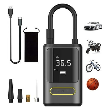 Open Box HAFULOKY Tire Inflator Portable Air Compressor 180PSI & 20000mAh P008 - Black - Walmart.com