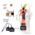 25V 40mm Cordless Electric Pruner Pruning Shear Efficient Fruit Tree ...