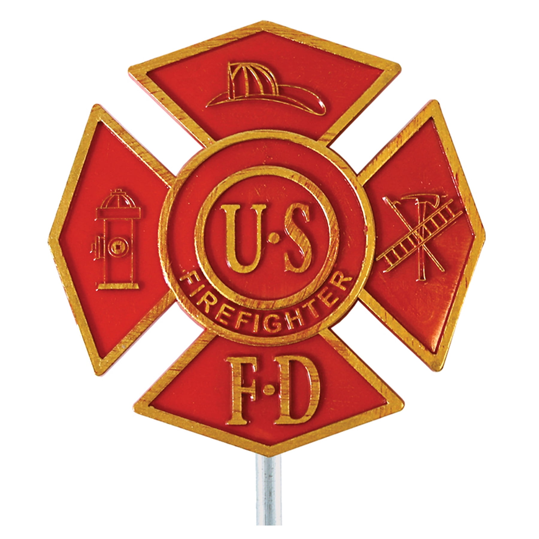 Plastic Firefighter Grave Marker - Walmart.com