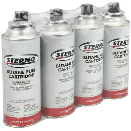 Sterno 50130 8-Ounce Butane Fuel Cartridges, 12-Pack - Walmart.com