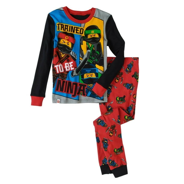 LEGO - Lego Ninjago 2 PC Long Sleeve Tight Fit Cotton Pajama Set Boy ...