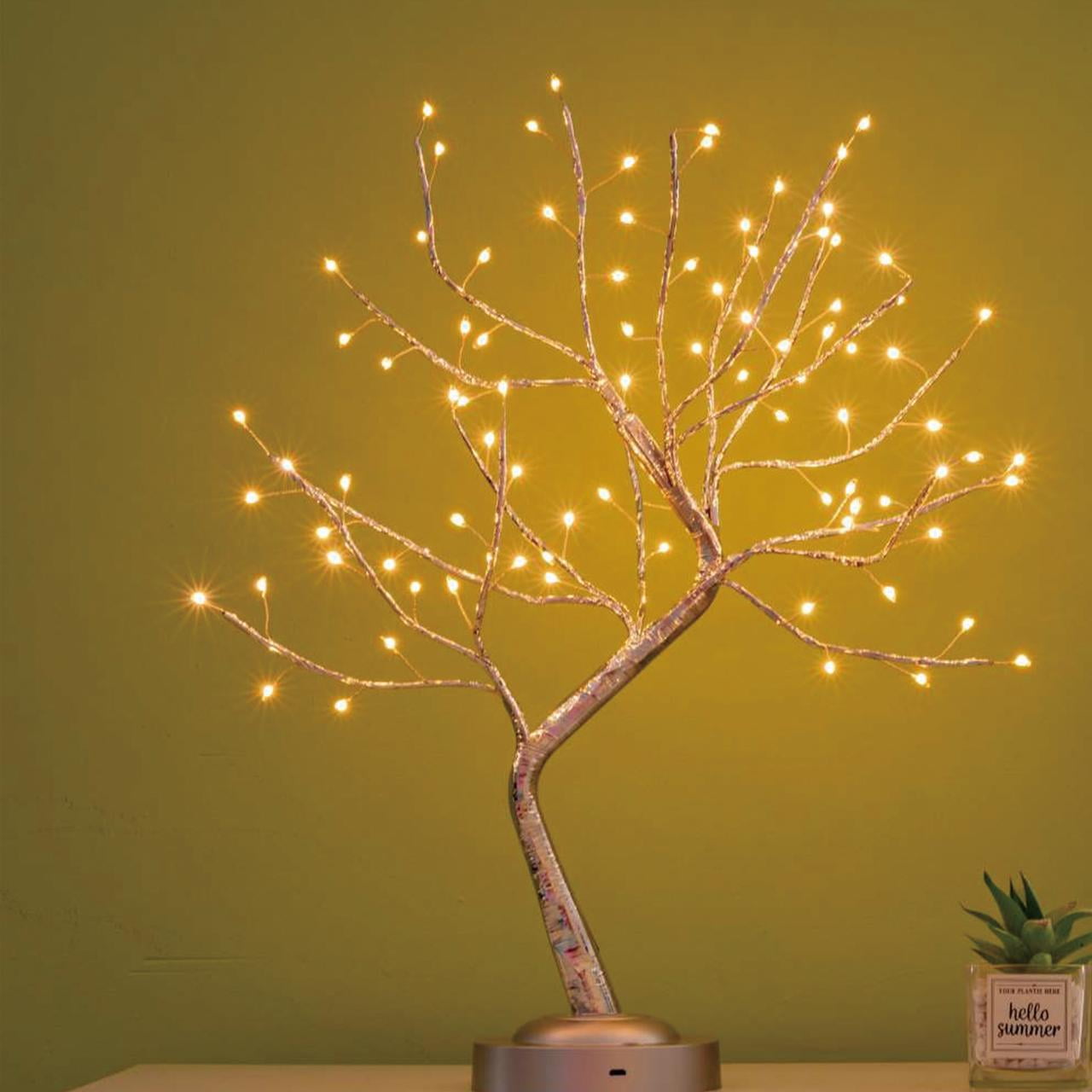 Fuchsun Led Fairy Tree Lamp 20 Inches 90 Led Tree Light USB or Battery ...