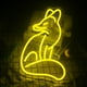 Hello Rosa Fox LED Neon Light Signs USB Power for Home Bedroom Store ...