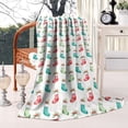40x50 Inch Flannel Fleece Blanket for Men, Women & Kids, Soft ...