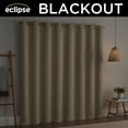 Eclipse Blackout Curtains, Darrell Thermaweave Grommet Extra Wide Curtains, Sliding Door ...
