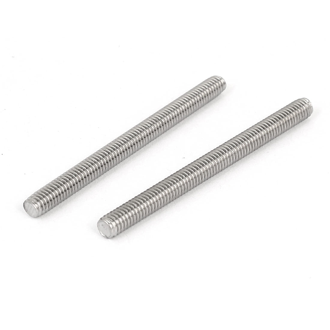 M4 x 50mm 0.7mm Pitch 304 Stainless Steel Fully Threaded Rod Fasteners ...