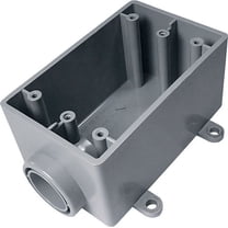 Thomas & Betts A58381D Carlon Non-Metallic Outlet Box with 1/2 ...