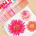 Red Pens,72 Color Pens Set including 24 Color Pen with 48 Refills,40% ...