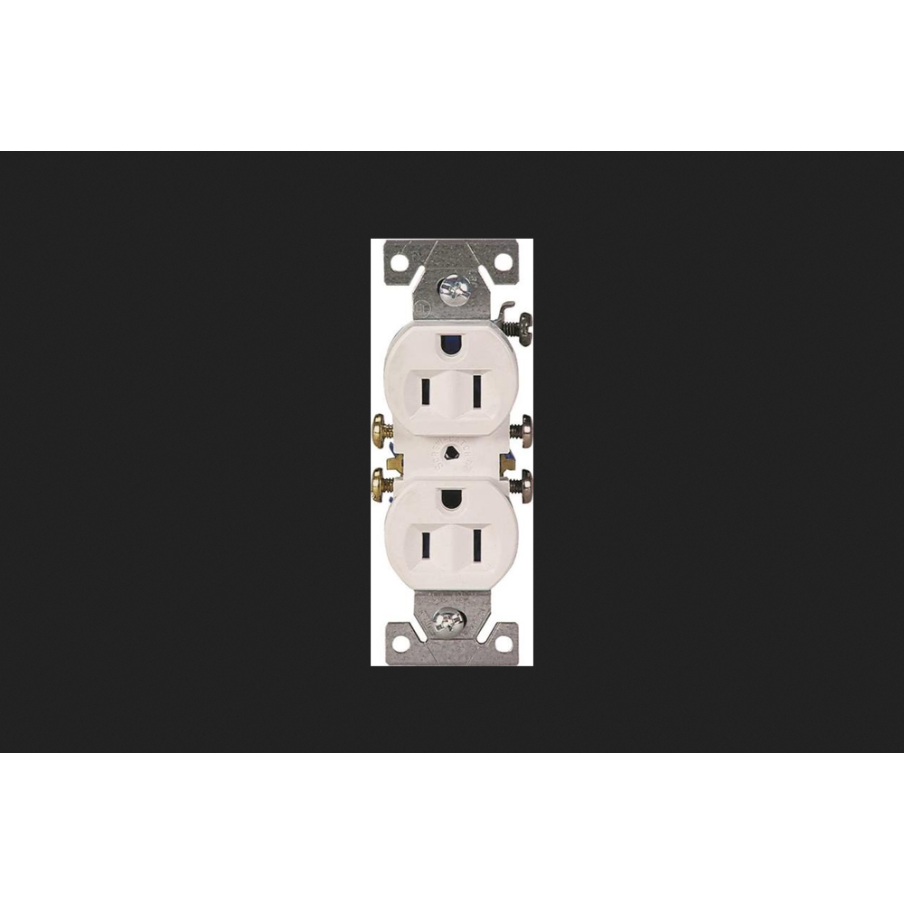 Eaton Wiring Devices 270W/10 Duplex Receptacle, 15 A, 2-Pole, 5-15R ...