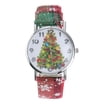 Blekon Christmas Tree Women Watch Crystals Studded Alloy Case Silicone ...