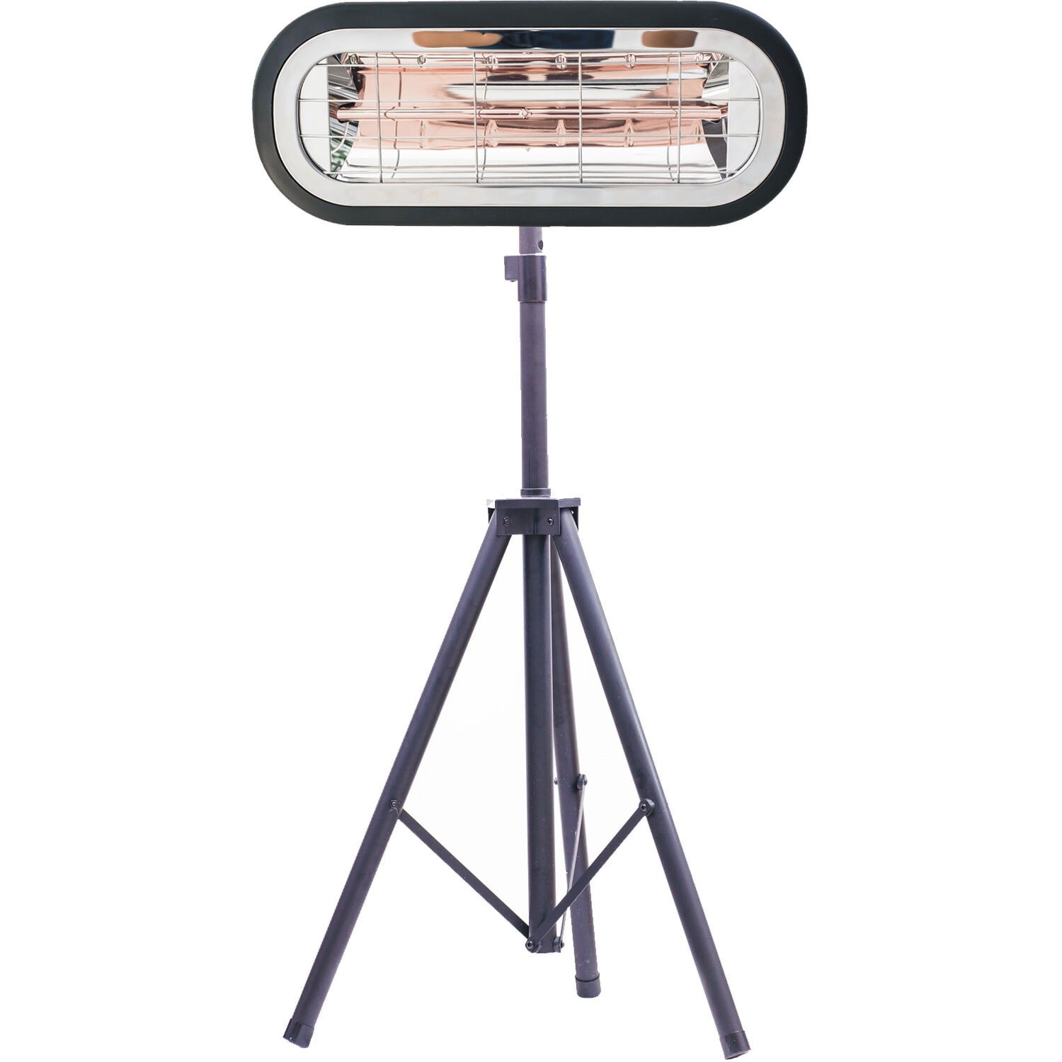 Hanover 18'' Electric Halogen Infrared Heat Lamp with Mounting Bracket ...
