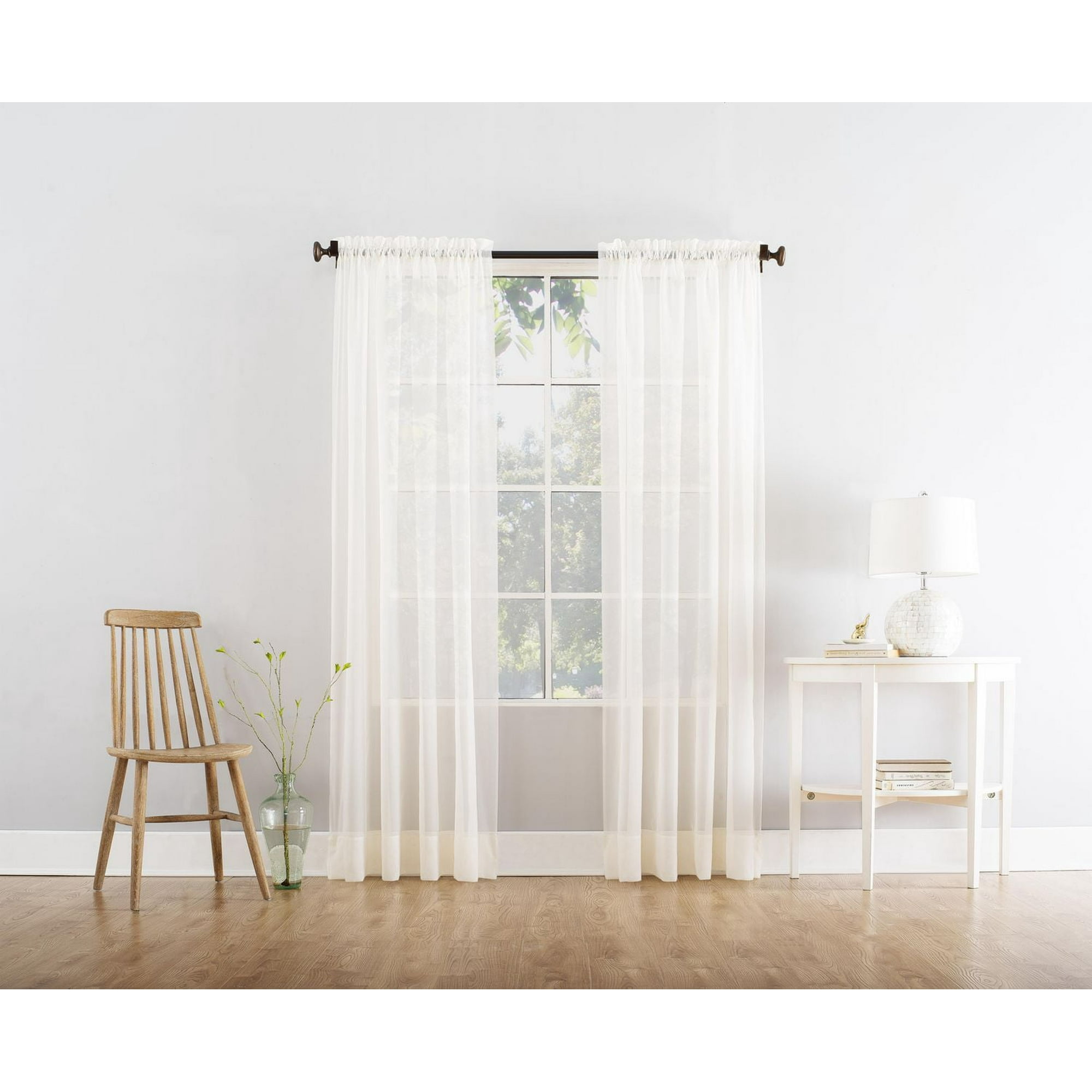 Click here for Sun Textile Voile Rod Pocket Curtain 55 prices