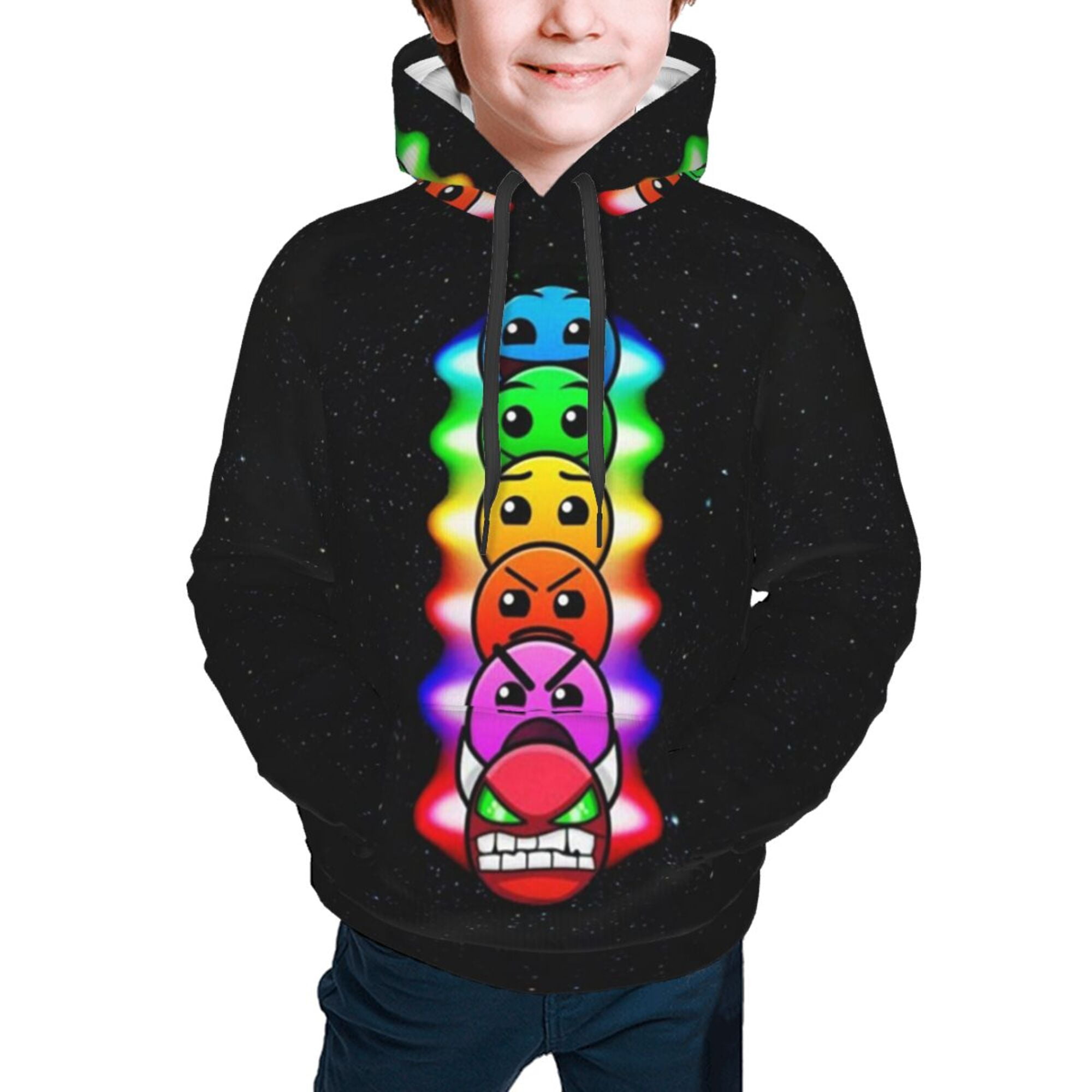 Click here for Owbnaa Geometry Gaming Dash Hoodie Long Sleeve Pul... prices
