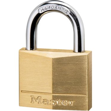 Master Lock 575DPF 1-1/2 Solid Brass Padlock - Walmart.com
