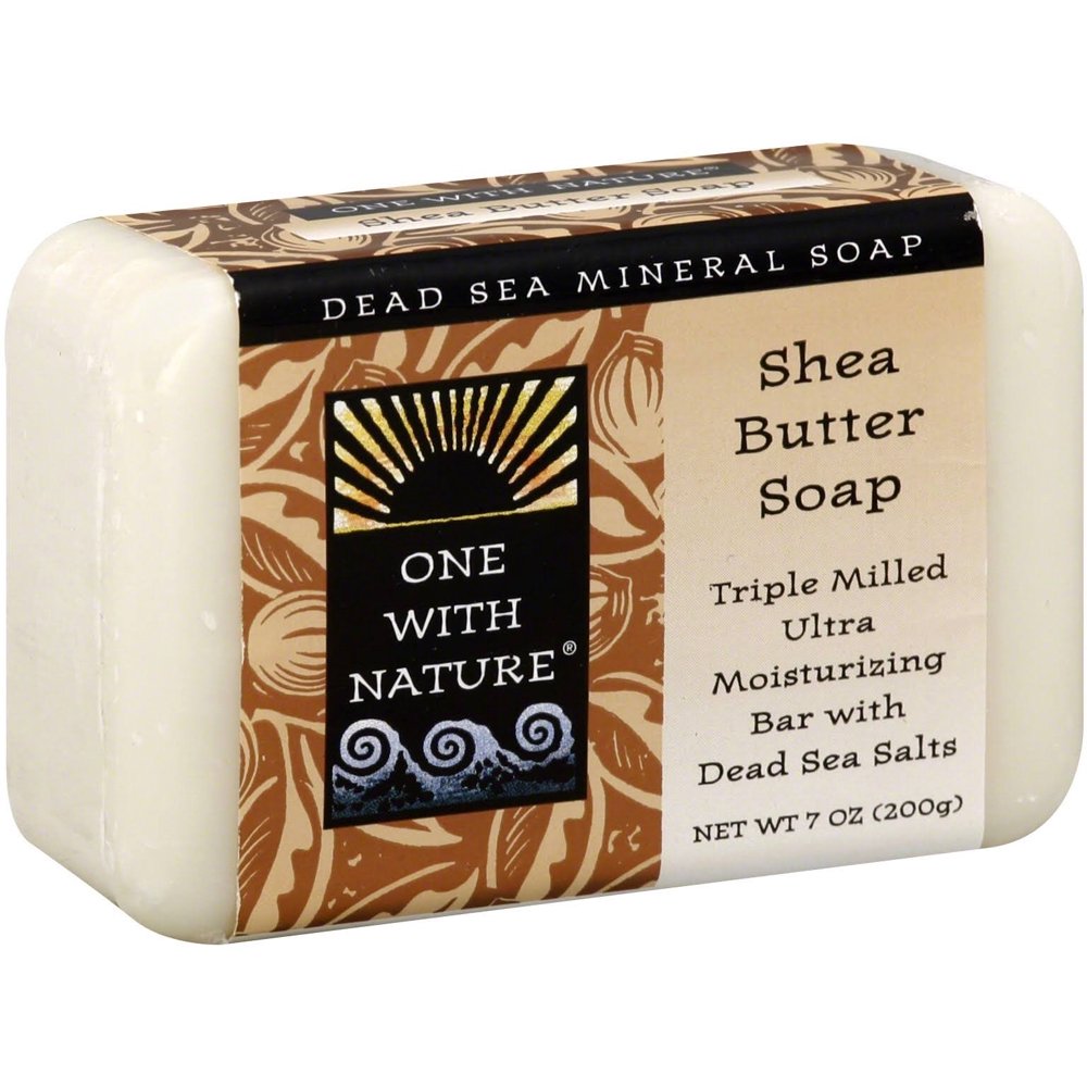 One With Nature Shea Butter Dead Sea Mineral Soap 7 oz (Pack of 3 ...