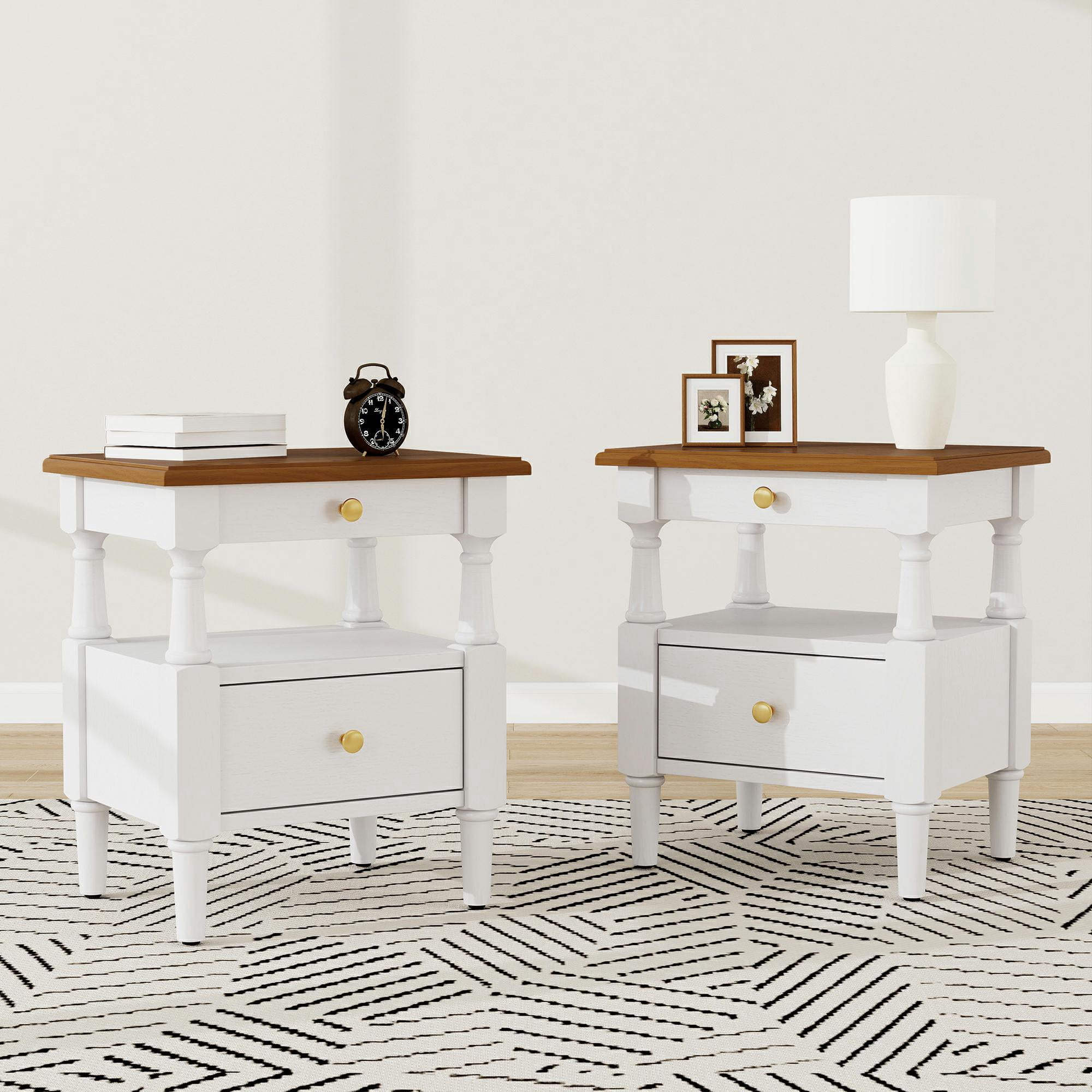 Click here for Noble House Modern Nightstand Set Of 2 wooden Beds... prices