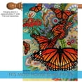 Toland Home Garden Monarch Madness Spring Butterfly Flag Double Sided ...
