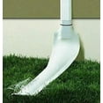 Extension Drain Away Downspout Extender White 46 inch Length 8-1/2 inch ...