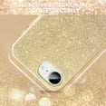 DRQSFA-Compatible with iPhone 16E, Glitter Sparkly Shiny Bling Rubber ...