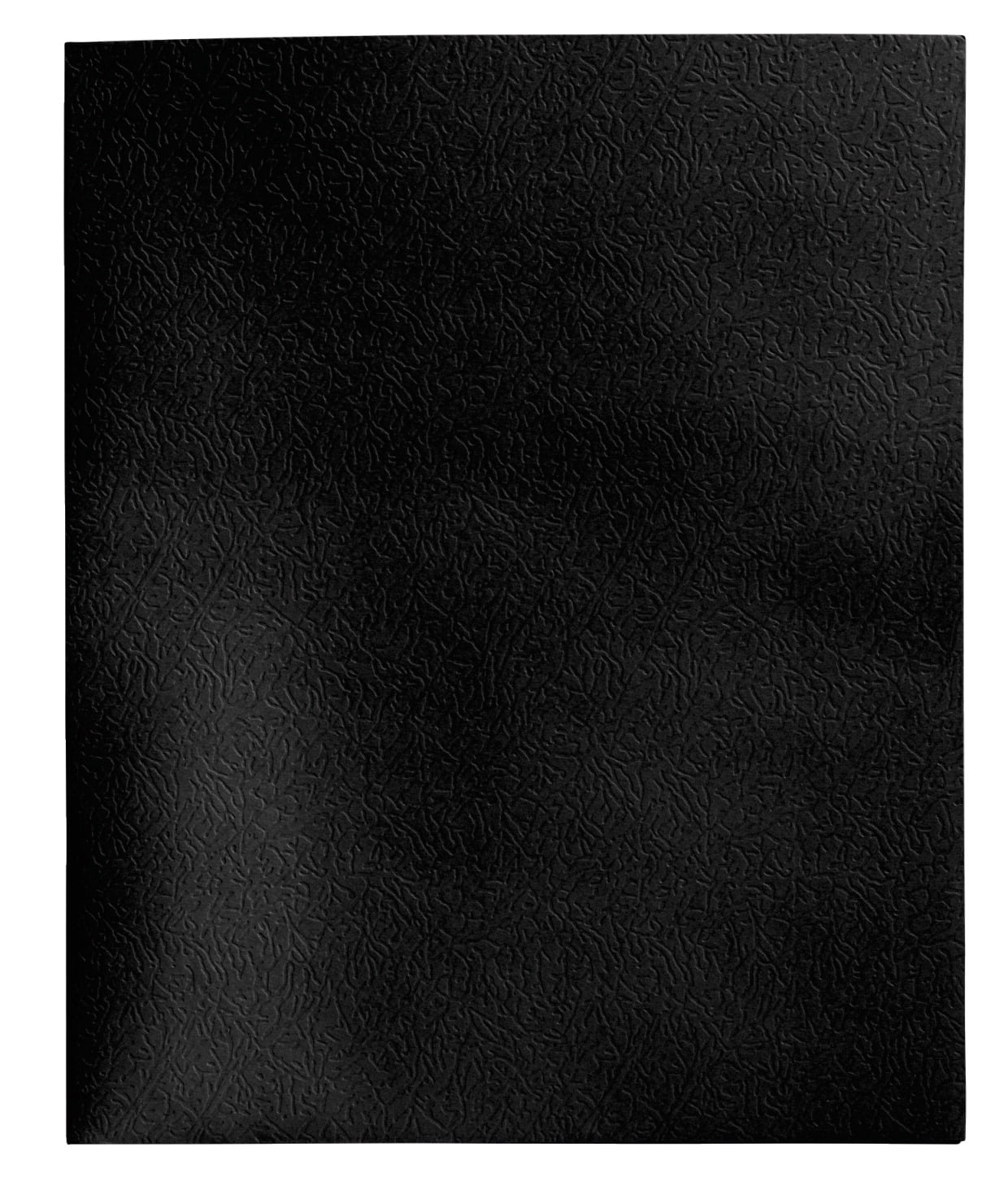 School Smart 2 Pocket Folder with Fasteners, Black, Pack of 25 ...