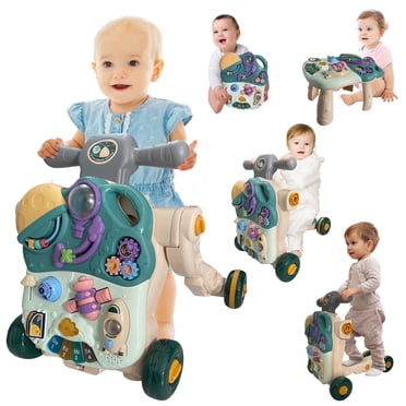 Costway 6-in-1 Toddler Walker: Wooden Pusher for Infants & Kids ...