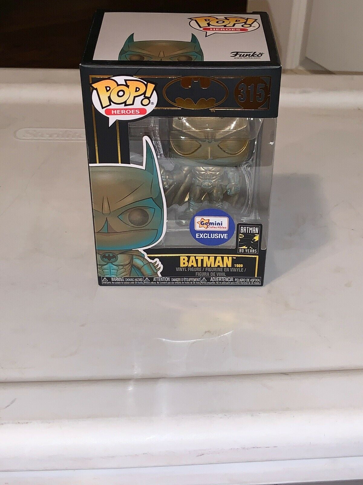 Buy Funko Pop! Heroes: Batman 80th - Batman 1989 (Patina) Exclusive ...