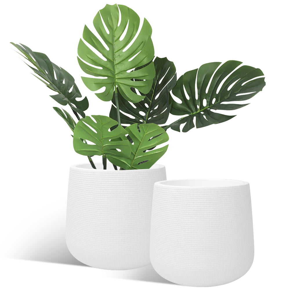 Click here for Livingbasics Set Of 2 Plastic Planter  11 Weaving... prices