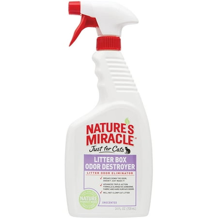 Nature's Miracle Litter Box Odor Destroyer Trigger Spray, Odor ...